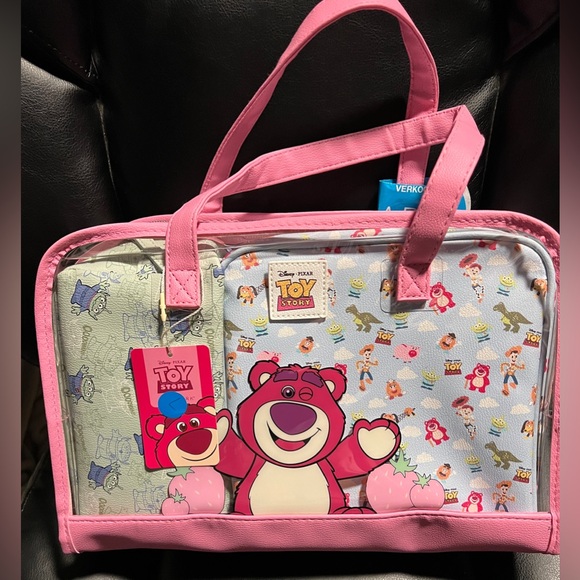 Primark | Bags | Disney Pixar Toy Story Lotso 3piece Travel Bag Set ...